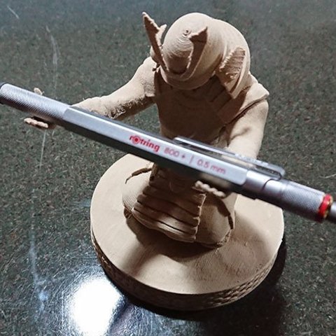 Download free STL file Samurai pen servant • 3D print model ・ Cults