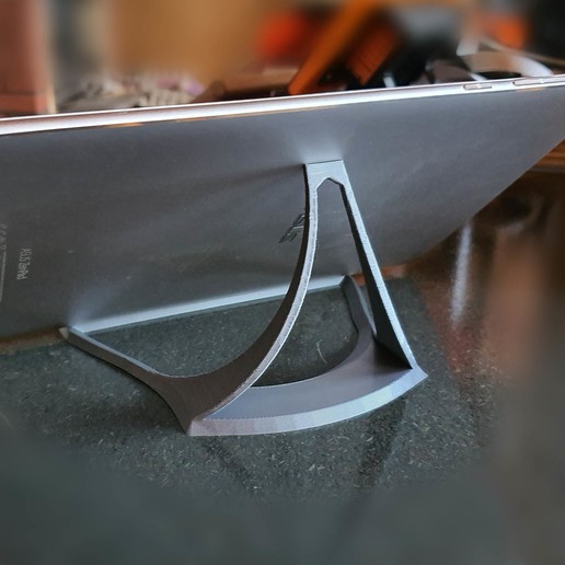 Download free STL file Slim Tablet Stand • Object to 3D print ・ Cults