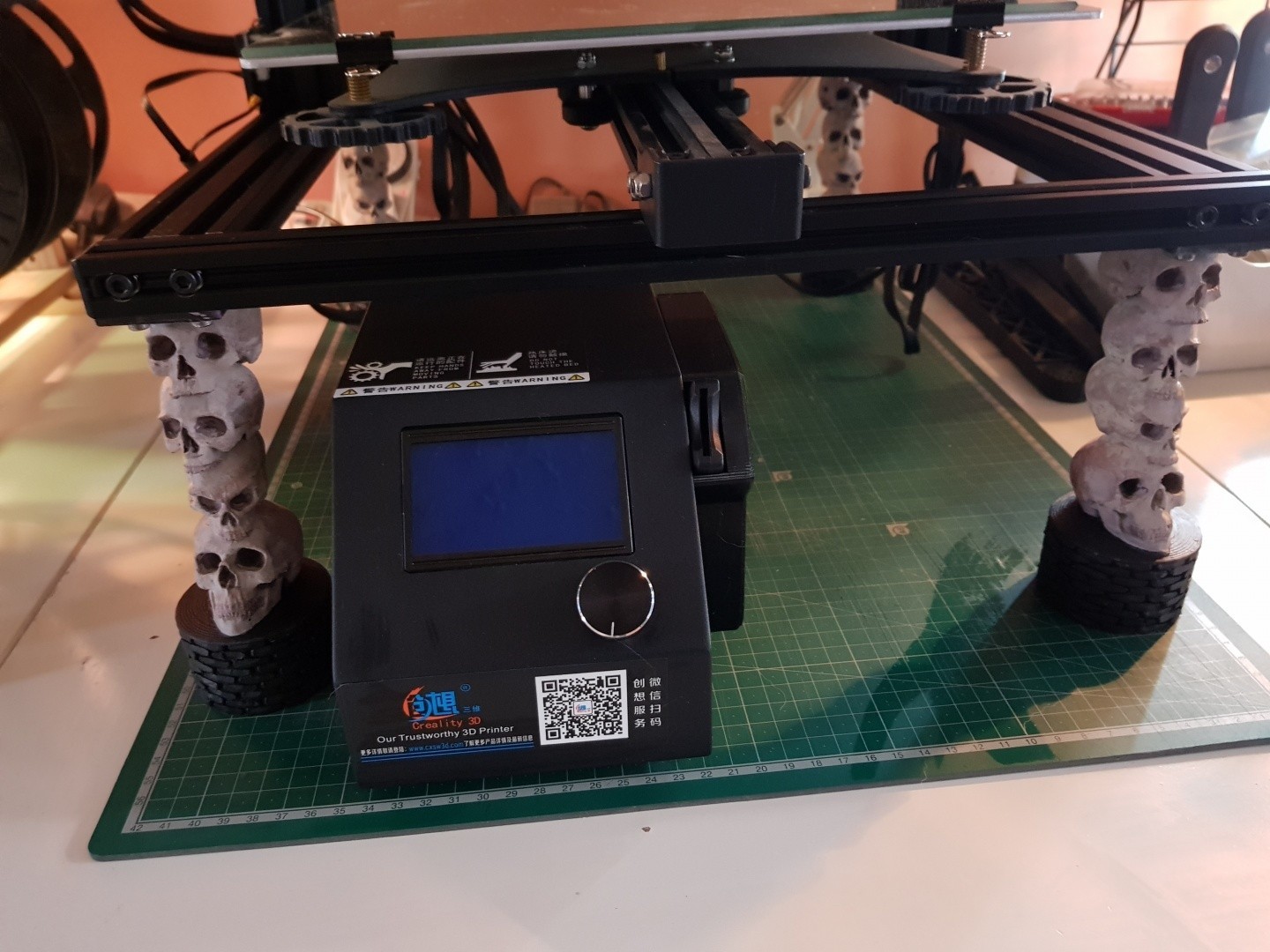 Free STL file CR-10 Skull Legs・3D printing model to download・Cults