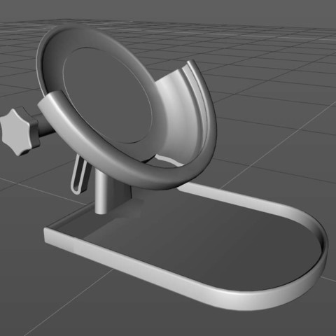 Download free STL file Adjustable Wireless Charger Stand • 3D printer ...