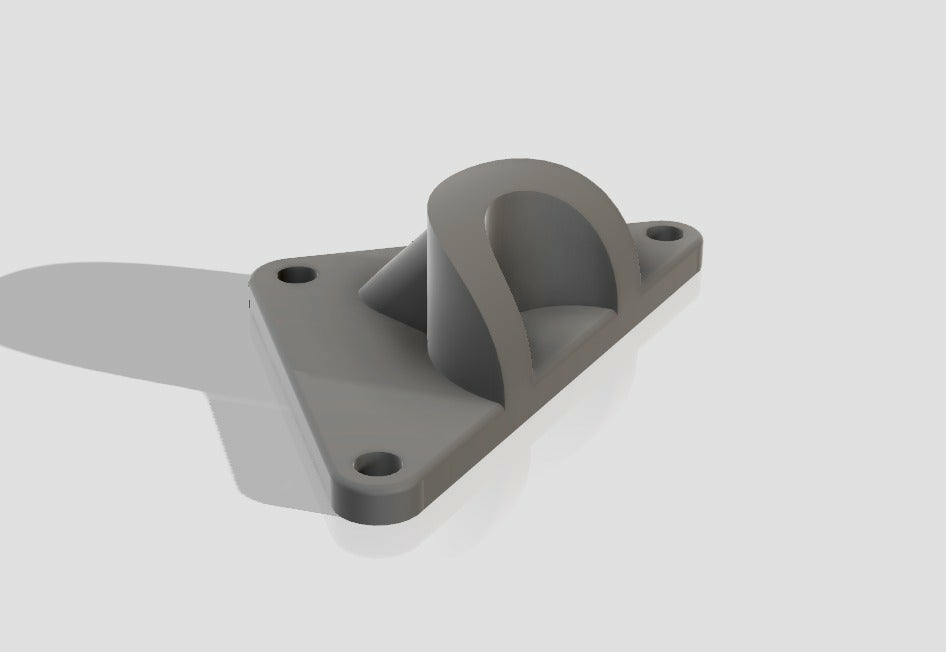 Free STL file Pole socket / Holder (20mm pole)・3D printer model to ...