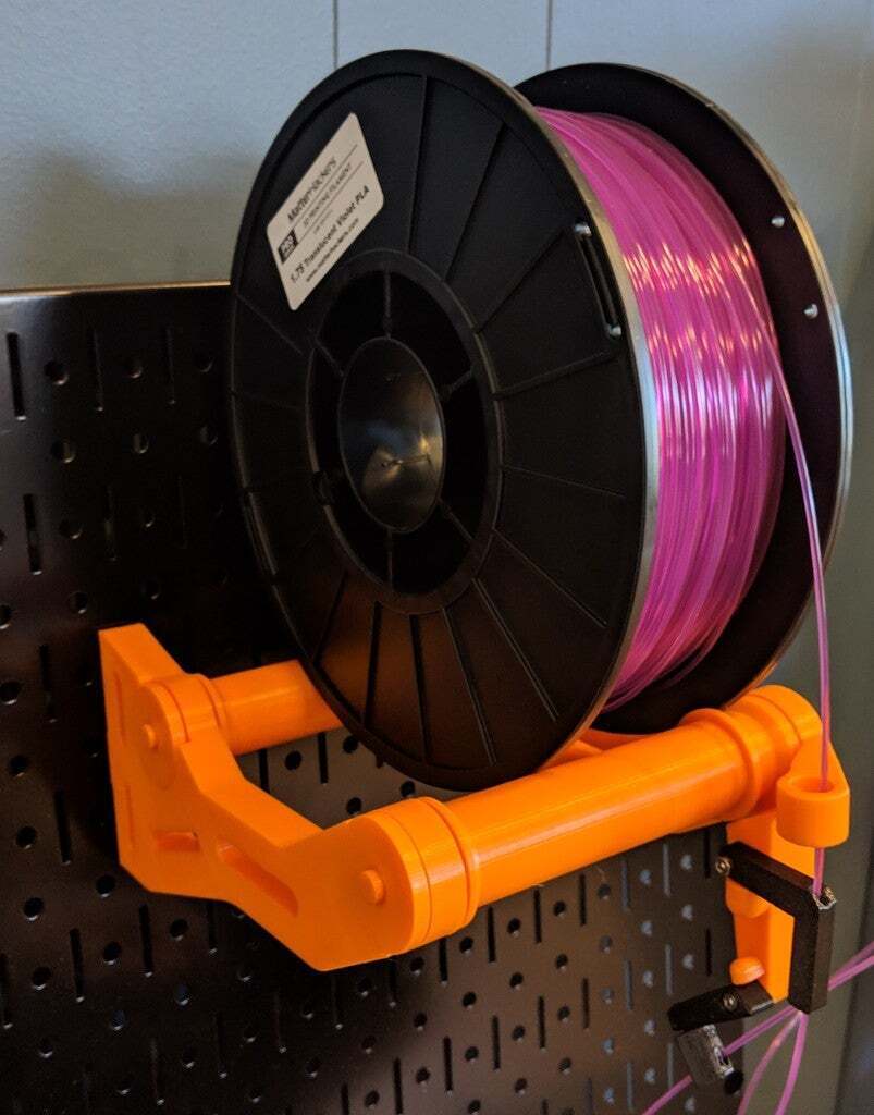 Free STL file Multi-spool holder for Wall Control Peg board and Prusa ...