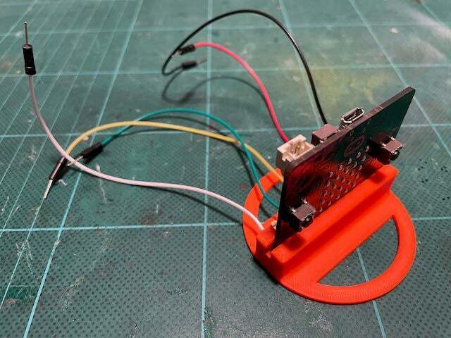 Free STL file Micro:bit prototyping connecting cradle・3D printing model ...