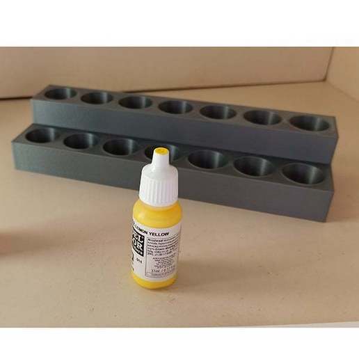 Download free STL file Support for model paint cans • 3D print template ...