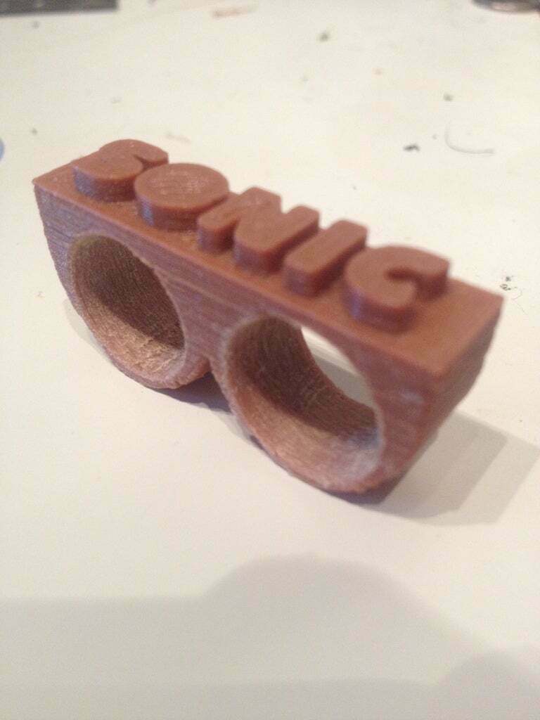 Free STL file Sonic Double Ring・Model to download and 3D print・Cults