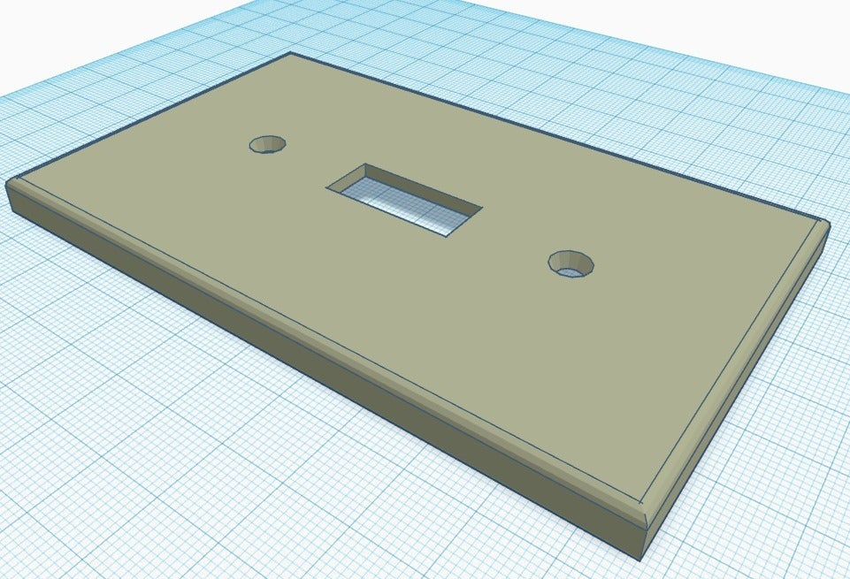 Free STL file Blank Switch Plate・3D print model to download・Cults