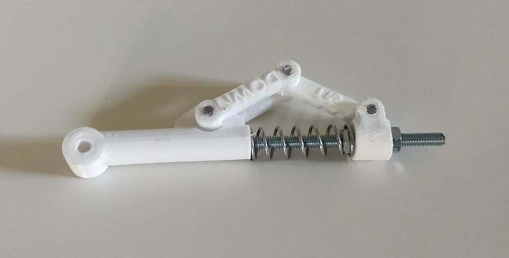 Free STL file 1500mm RC plane thin shock absorber・Object to download ...