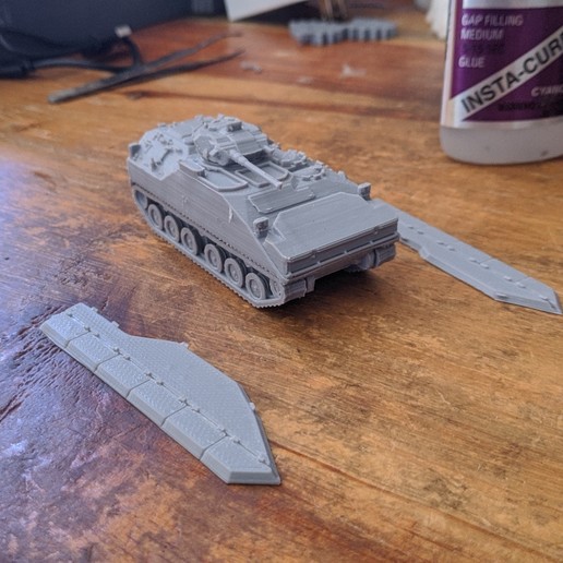 Download 3D printing designs XM723 MICV Military Vehicle ・ Cults