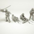 Download STL file GROUP 3 OF SOLDIERS • 3D printer design ・ Cults