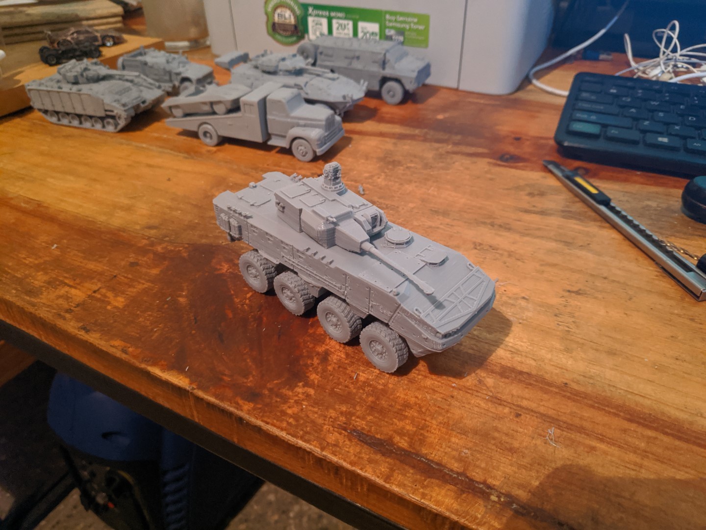 STL file Otokar ARMA 8x8 Military Vehicle・3D print model to download・Cults