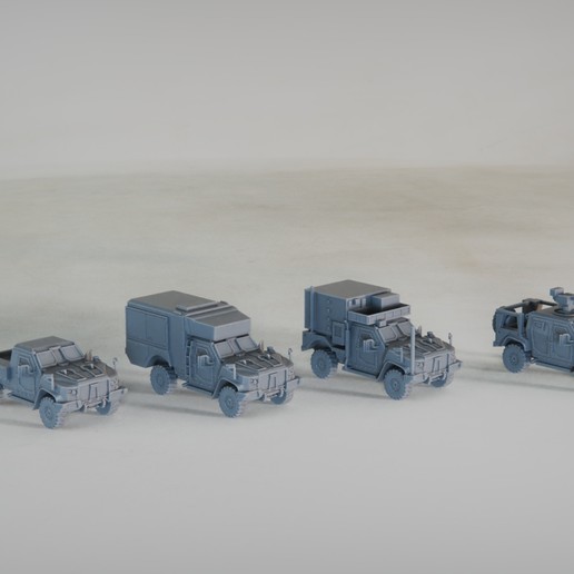 Download STL file Joint Light Tactical Vehicle JLTV Family group 1:64 ...