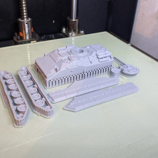 Download 3D printing designs XM723 MICV Military Vehicle ・ Cults