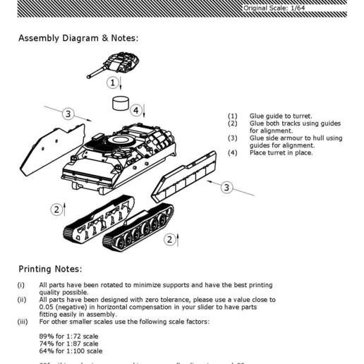 Download 3D printing designs XM723 MICV Military Vehicle ・ Cults