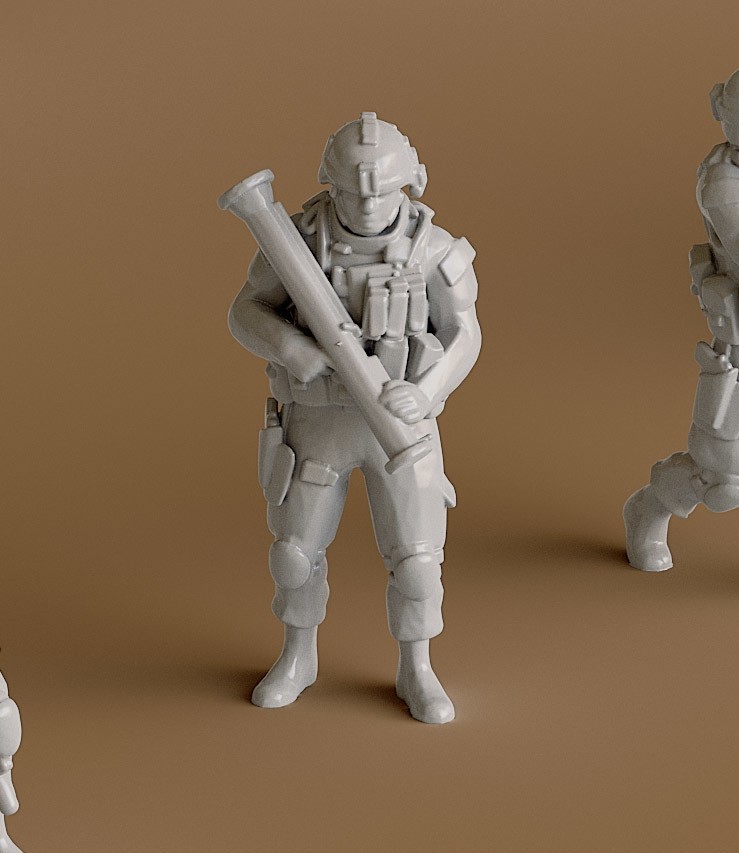 STL file Soldier 3 🫡・3D printable model to download・Cults