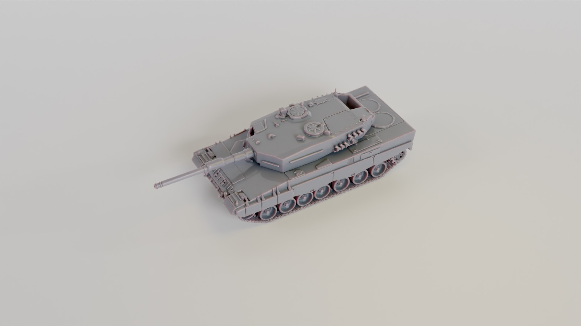STL file Leopard 2 A4 MBT 🐆・Design to download and 3D print・Cults