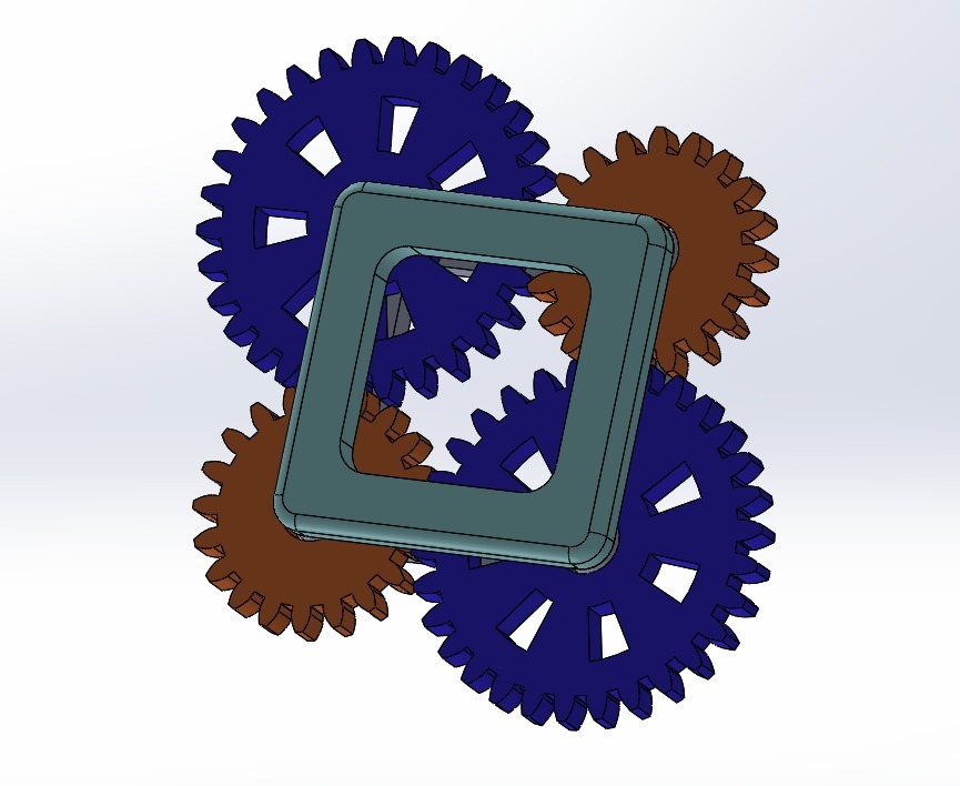 Free 3D file Four gears・3D printable model to download・Cults