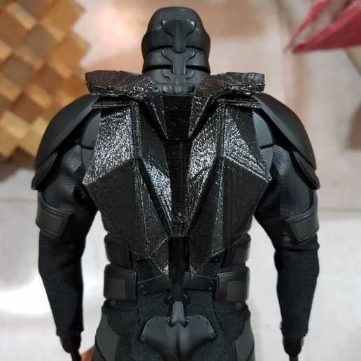 Download 3D printer files Dark Knight BatPack HOT TOYS 1/6 1:6 ・ Cults