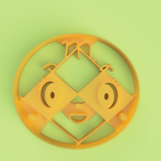 Download OBJ file PACK Anpanman! Cookie Cutter Mold • 3D printing ...