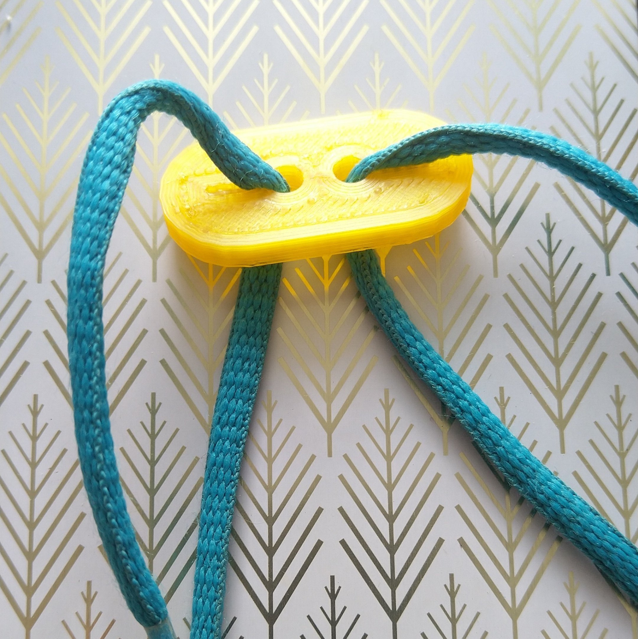 Download free STL file Mask Lace-up Clasp • 3D printer design ・ Cults