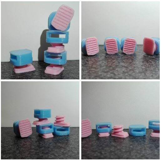 Free STL file Little Feet for Portable Computer & More!・Model to ...