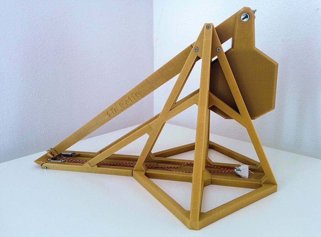 Free STL file Trebuchet 🎠・3D printable model to download・Cults