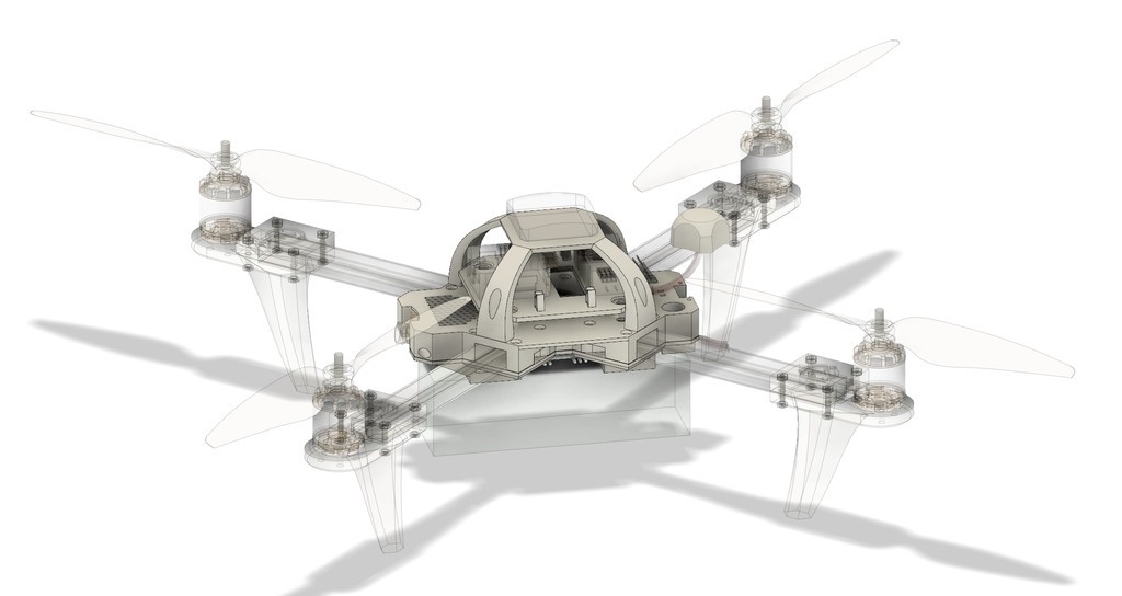 Free STL file Quadcopter 🚁・3D printer design to download・Cults