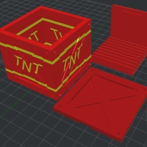 Download STL file Crash bandicoot TNT switch cartridge case ・ Cults