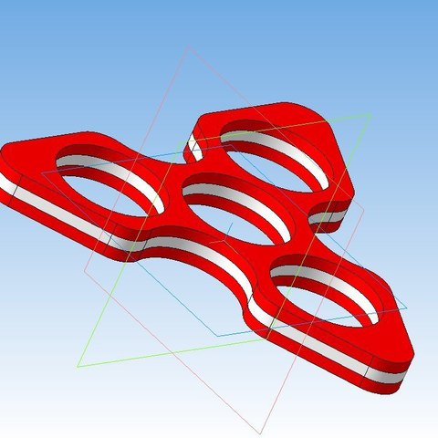 Download STL file Tri - Spinner (3 parts) • 3D printing object ・ Cults