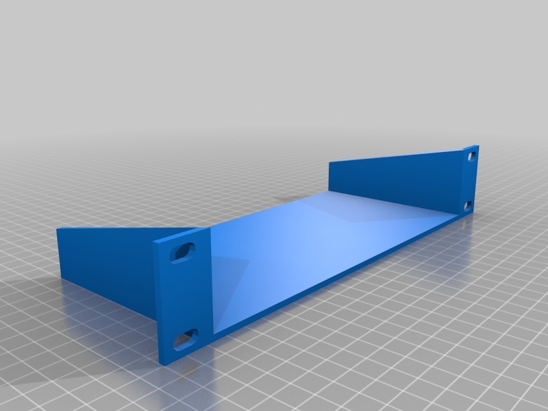Free 3D file Shelf Rack 10 inch 1U・3D print model to download・Cults