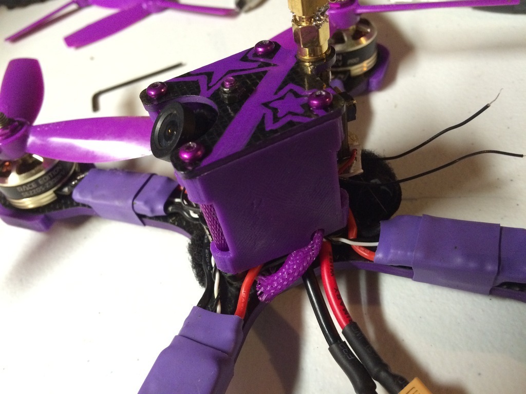 Free 3D file Racing Quad Stand Off Plates for X frame・3D printable ...