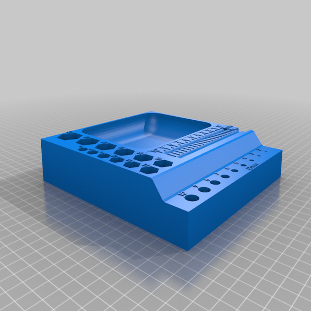 Free 3D file Screw Sizer with Recess for Harbor Freight Magnet・Object ...
