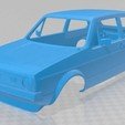 Download 3D printing designs Volkswagen Golf MK1 Printable Body Car ・ Cults