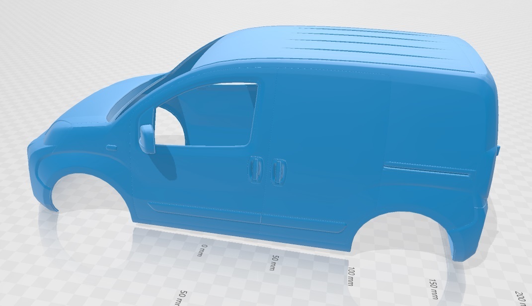 Файл STL Peugeot Bipper Printable Body Van・Модель для печати в 3D ...