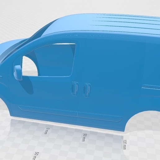 Download STL file Peugeot Bipper Printable Body Van • 3D printing ...