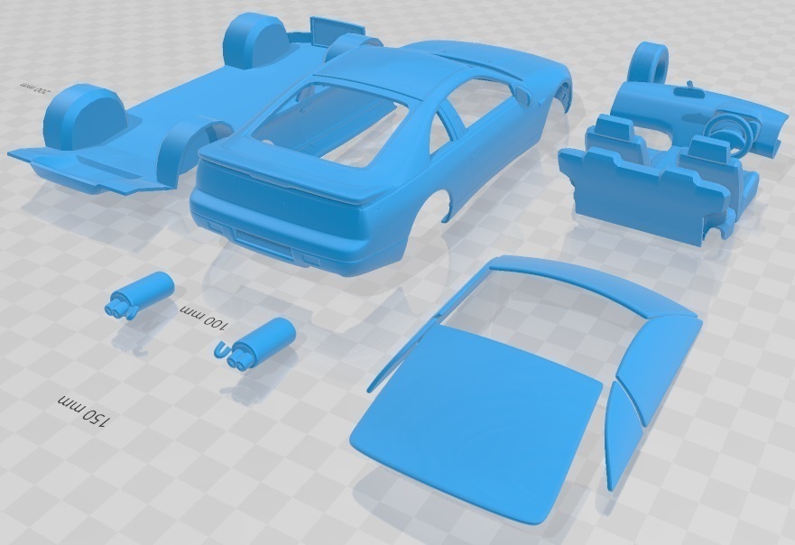 3D file Nissan 300ZX Z32 1989 Printable Car・3D print design to download ...