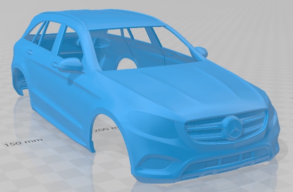 3D file Mercedes Benz GLC Class 2016 Printable Body Car・3D printing ...