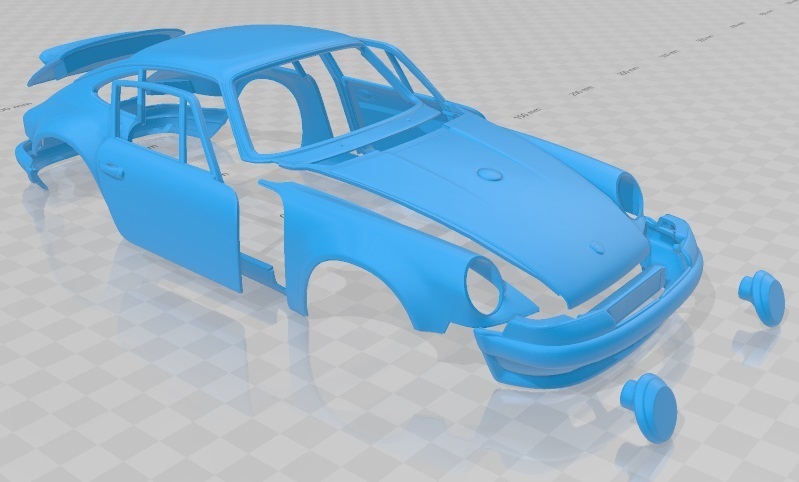 Download STL file Porsche 911 Classic Printable Car • 3D print model ...