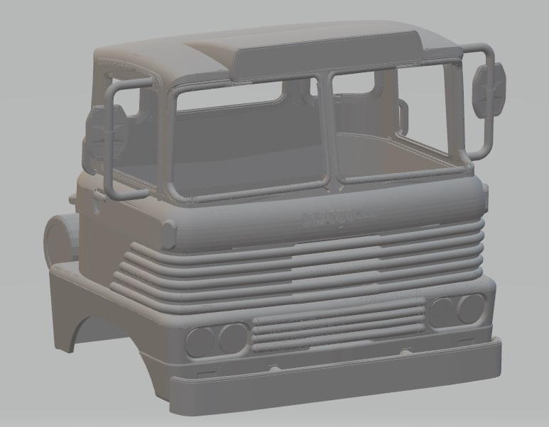 STL file Scammell Trunker 1960s Printable Cab・3D printer model to ...