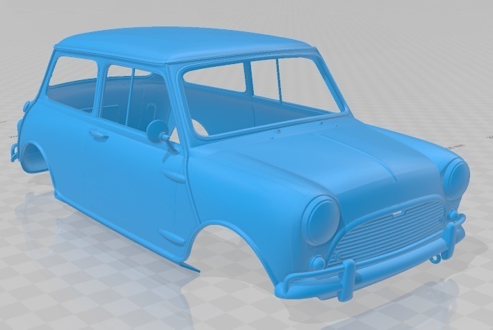 3D file Mini Cooper S 1965 Printable Body Car・Template to download and ...