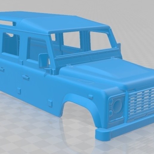 Download STL file Land Rover Defender 110 2011 Printable Body Car • 3D ...