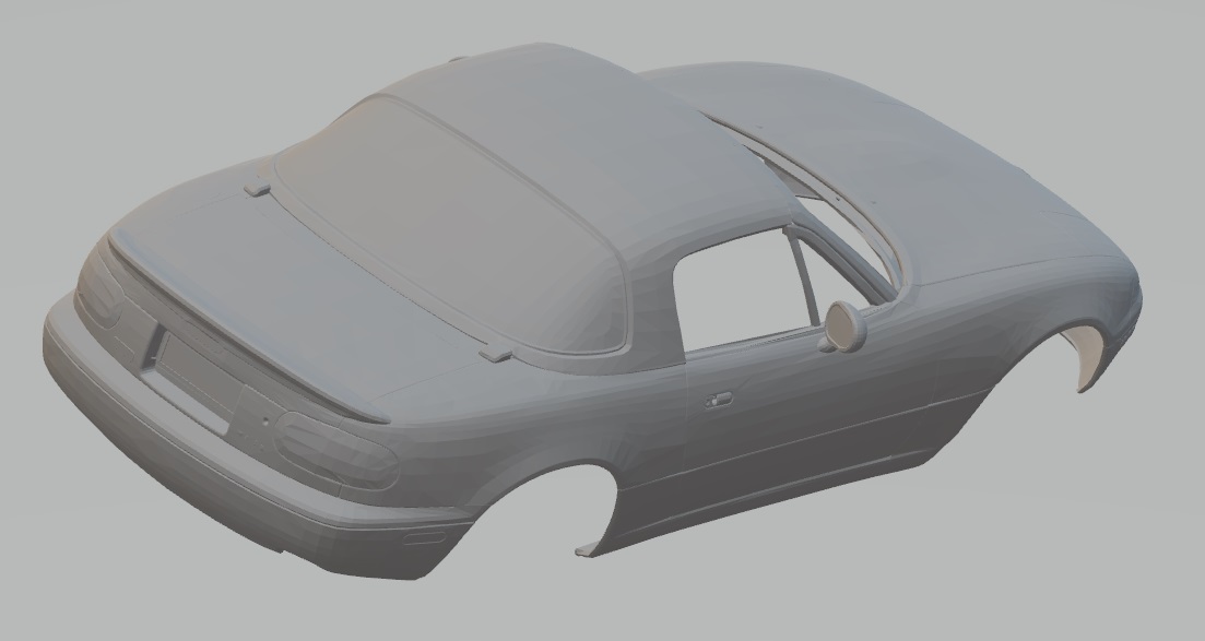 STL file Mazda Miata 1995 Printable Body Car・Template to download and ...