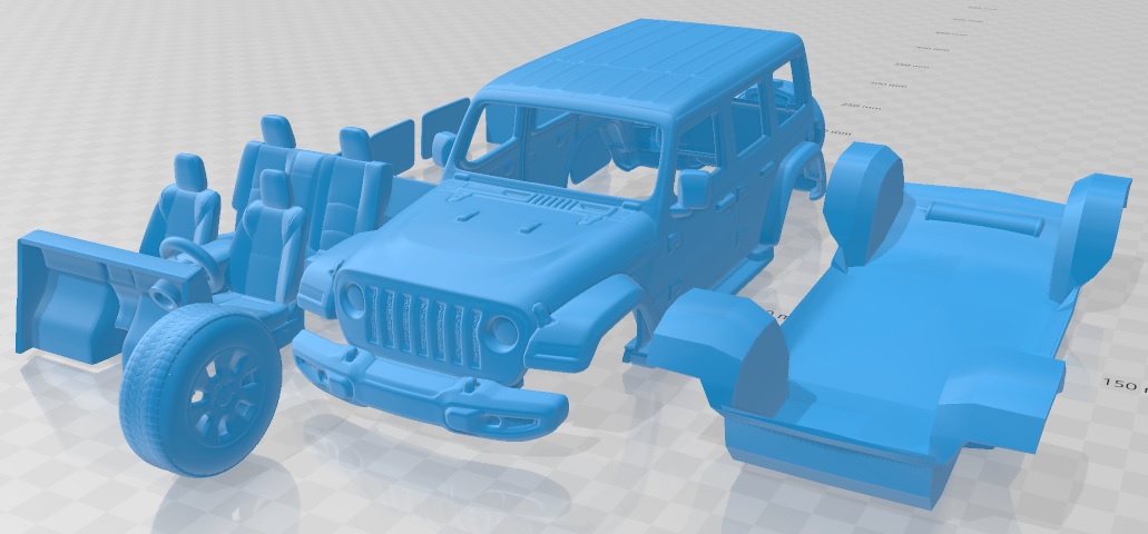3D file Jeep Wrangler Unlimited Sahara 2018 Printable Car・Model to ...