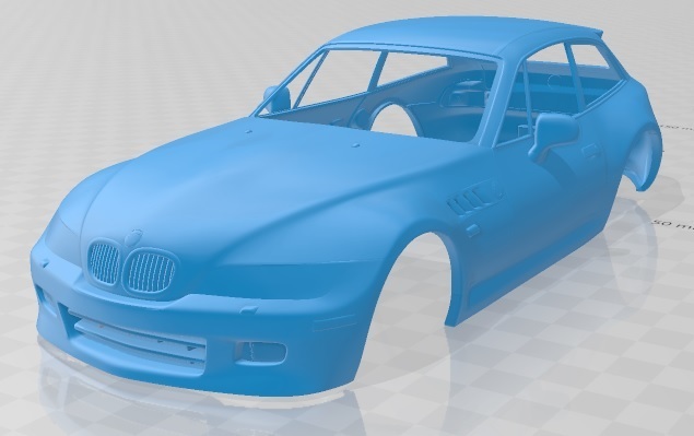 3D file BMW Z3 Coupe (E368) 1999 Printable Body Car・3D printable design ...