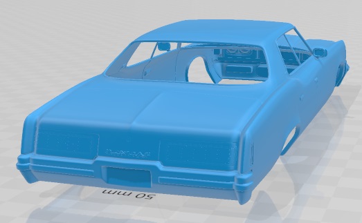 3D file Pontiac Catalina 1972 Printable Body Car・3D printer model to ...