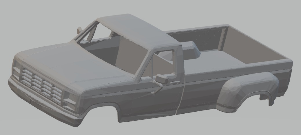 STL file F350 Printable Body Truck・Template to download and 3D print・Cults