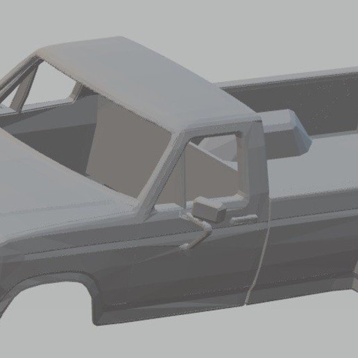 Download STL file F350 Printable Body Truck • 3D printer design ・ Cults