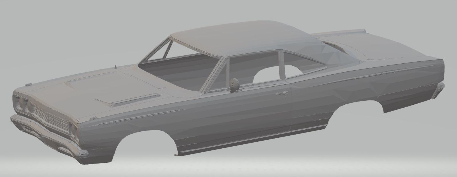 STL file Plymouth Roadrunner Printable Body Car・Model to download and ...