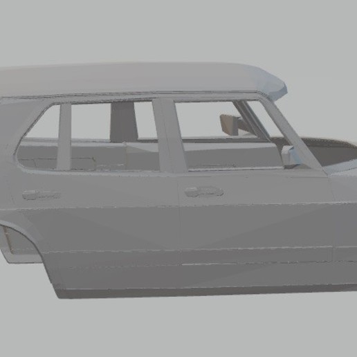 Download STL file Saab 900 Printable Body Car • 3D printer model ・ Cults