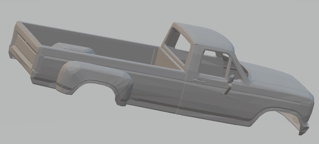 STL file F350 Printable Body Truck 🚚・Template to download and 3D print ...