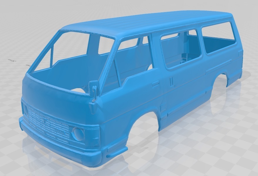 STL file Toyota Hiace Printable Body Van・3D print design to download・Cults